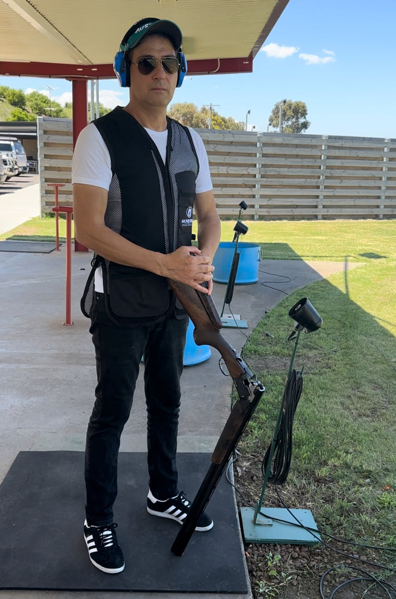 BRONZE WING Men's Shooting Vest - BLACK (Right Hand) – BRONZE WING ...