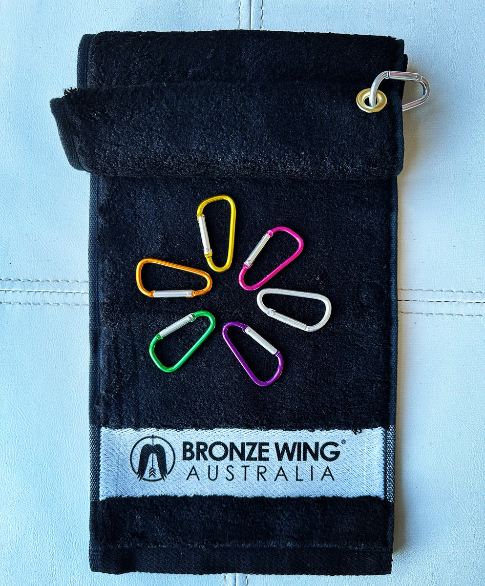 BRONZEWING Shooting Towel - Black – BRONZE WING AUSTRALIA ONLINE STORE